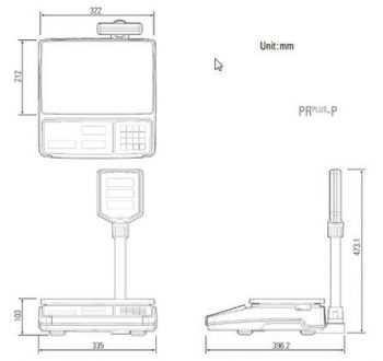Retail Weighing Scale - CAS PR - Price Computing Scales UAE - Petra