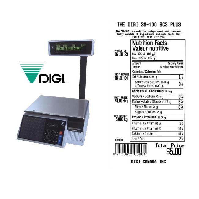 Buy Retail Barcode and Label Printing Scale | Scale with Printer - UAE ...