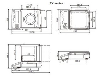 Shimadzu TX Precision & Analytical Balance Scale | Lab / Gold Scale