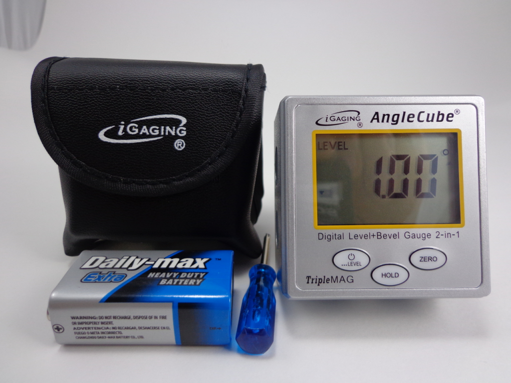 iGaging AngleCube : Portable Digital Angle Gauge with Magnetic Base ...